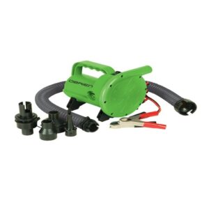 o'brien high pressure 12v inflator (green, 6x10-inch)