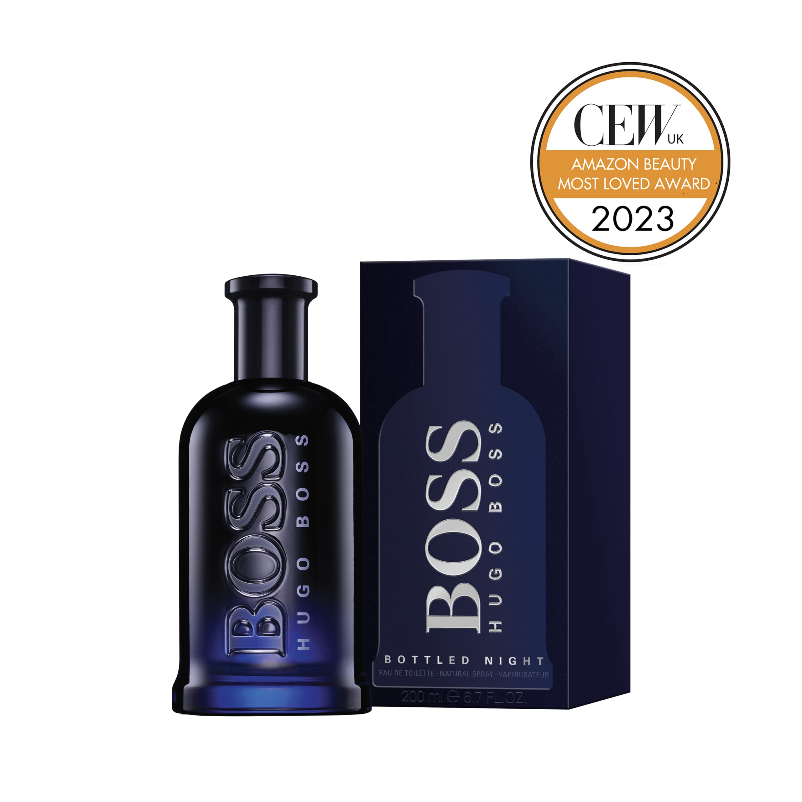 Hugo Boss Bottled Night Eau de Toilette Fragrance for Men, 6.8 Fl Oz