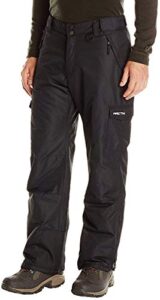 arctix insulated cargo snowsports pants - 32" inseam - men's-small,black