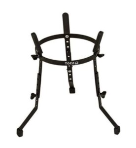 toca 3700-ln adjustable barrel conga stand, black