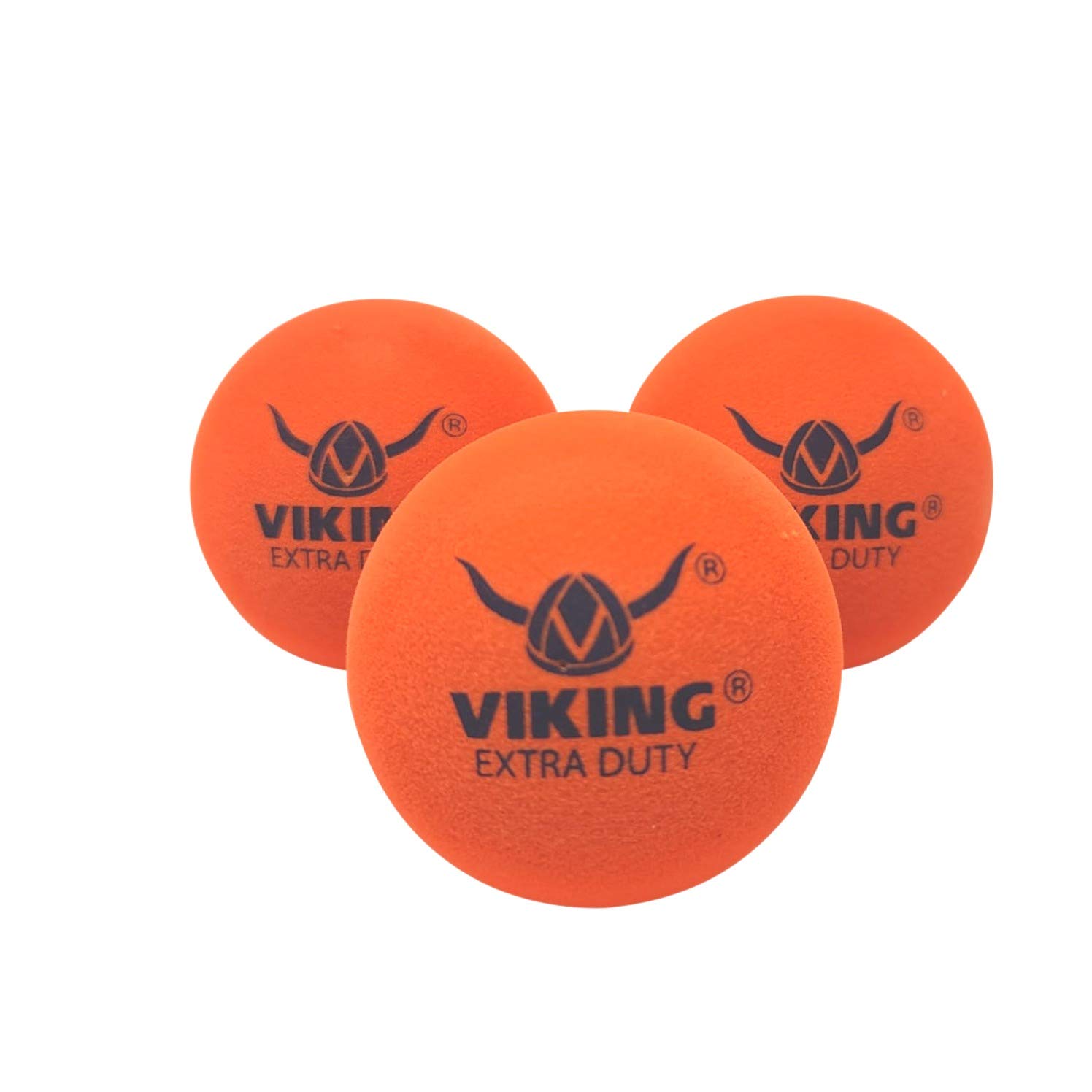 Viking Sports Extra Duty Platform Tennis Ball, Orange (Sleeve of 3)