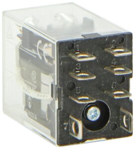 omron ly2-ac24 general purpose power relay, 10a contact rating, 46ma at 60hz rated load current, 24 vac rated load voltage