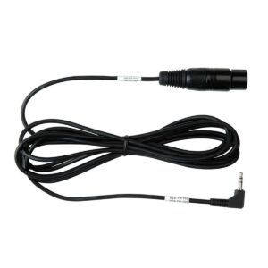 sescom sescom ses-tr-153 female xlr to ra 3.5mm 1/8 pro dslr mic cable, 10 ft