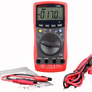 Uni-Trend UT60B Auto ranging Multimeter with Both AC/DC Current @10A ,3 3/4 Digits for Higher accuracy, Capacitance and Frequency Test, Sinometer OEM