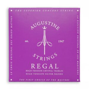 augustine regal high tension crystal nylon guitar strings - 1 set