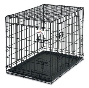 petmate 30-inch 2-door training retreats wire kennel for dogs, 30 to 50-pound