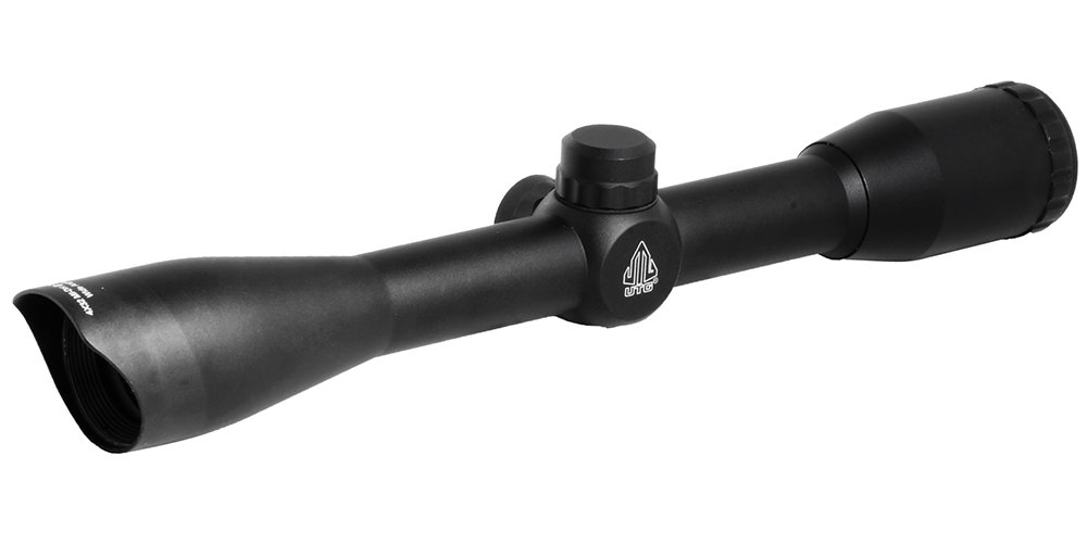 UTG 4X32 1" Hunter Scope, Mil-dot, Airgun Rings, Adj@35 Yds , Black