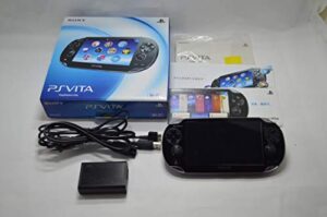 playstation vita (playstation vita) wi-fi model crystal black (pch-1000 za01)japan import