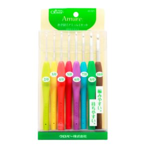 clover 43-321 amule key needles set, multiple colors