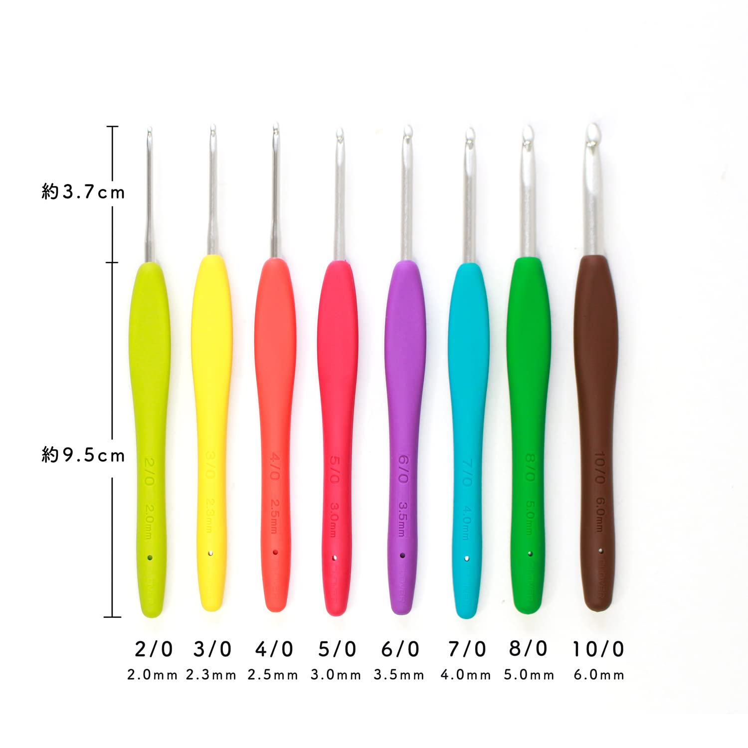 Clover 43-321 Amule Key Needles Set, Multiple Colors