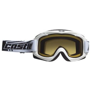 castle x launch snow goggle (white)