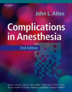 complications in anesthesia elsevieron vital source