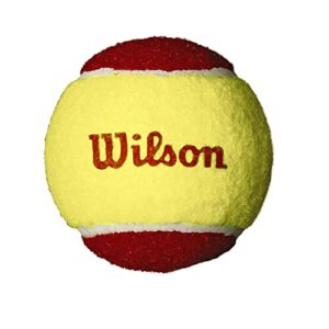 wilson youth tennis balls - us open red, single can (3 balls)