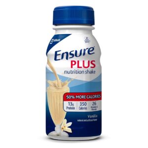 ensure plus vanilla shake - 24 x 8 ounce bottles