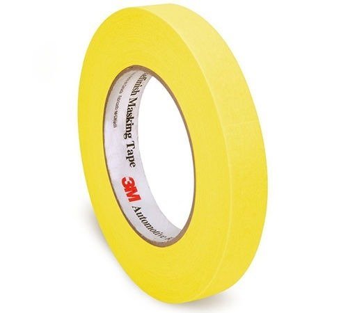 3M 06652 18 mm x 55 m Automotive Refinish Masking Tape, Pack of 48