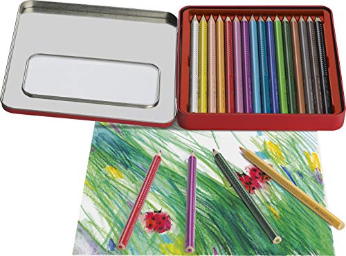 Faber - Castell Jumbo Grip Colour Pencils Tin