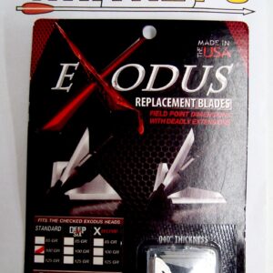 QAD Exodus Replacement Blades for 85/100 Grain Swept Blade Broadheads