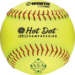 worth | slowpitch softballs | usa / asa approved | 12 count(pack of 1) | multiple options