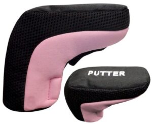 putter headcover (pink) for anser & blade putters