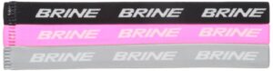 brine women's lacrosse headband pack with grippers