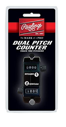 Rawlings | Dual Pitch Counter | Baseball/Softball | Home & Visitor Pitch Counts