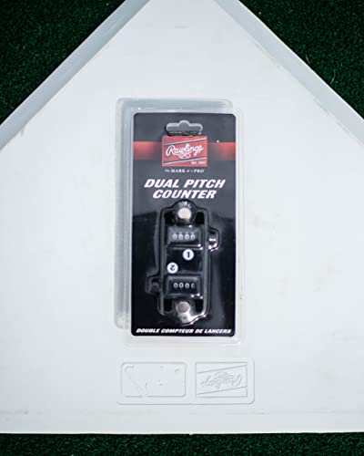 Rawlings | Dual Pitch Counter | Baseball/Softball | Home & Visitor Pitch Counts