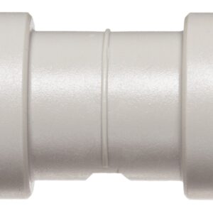 John Guest Acetal Copolymer Tube Fitting, Union Straight Connector, 1/4" Tube OD (Pack of 10)