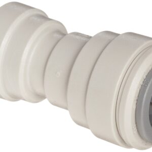 John Guest Acetal Copolymer Tube Fitting, Reducing Straight Union, 5/16" x 1/4" Tube OD (Pack of 10)