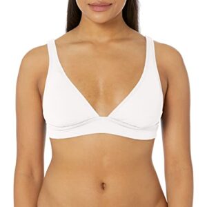 billabong womens aloha banded tri bikini top, seashell, medium us