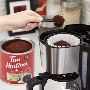 Tim Hortons Original Blend, Medium Roast Ground Coffee, Canada’s Favorite Coffee, Made with 100% Arabica Beans, 32.8 Ounce Canister