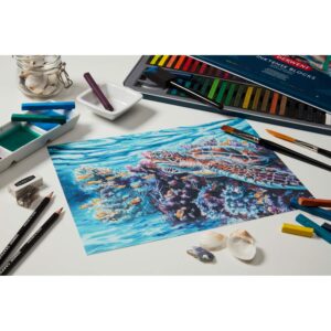 Derwent Inktense Blocks Deep Indigo (1100)