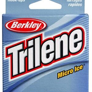 Berkley Trilene® Micro Ice®, Solar, 8-Pound Break Strength, 110yd Monofilament Fishing Line, Suitable for Freshwater Environments