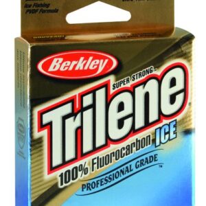 Berkley Trilene® 100% Fluorocarbon Ice, Clear, 6-Pound Break Strength, 75yd Fishing Line, Suitable for Freshwater Environments