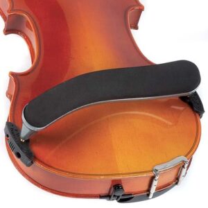 Everest 3/4-1/2 Violin ES Silver Shoulder Rest