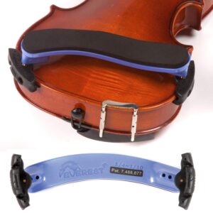 everest es1pu es series 1/4-1/10 violin adjustable shoulder rest - purple