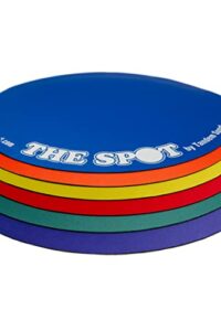 tandem sport the spot training kit - volleyball training mats - trains players to be on the spot - volleyball rotation training - 6 multicolor mats