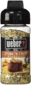 weber steak 'n chop seasoning, 3.00 ounces, pack of 2