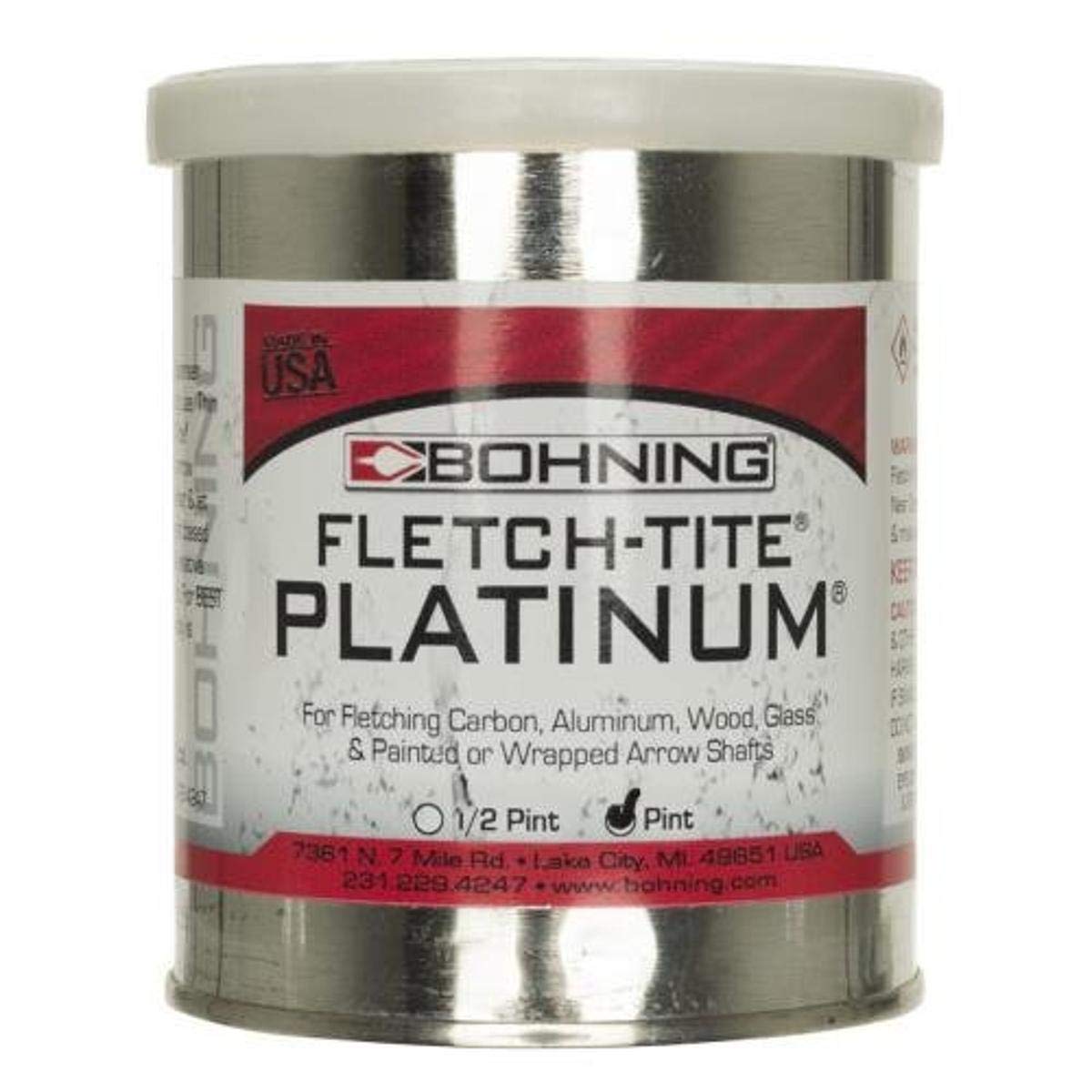 Bohning Fletch-Tite Platinum Adhesive, 1-Pint