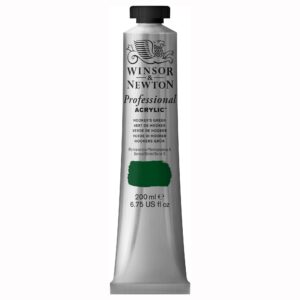 winsor & newton professional acrylic paint, 200ml (6.75-oz) tube, hooker's green