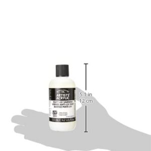 Winsor & Newton Professional Acrylic Medium, Matt UV Varnish, 125ml (4.2-oz)