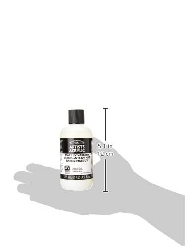 Winsor & Newton Professional Acrylic Medium, Matt UV Varnish, 125ml (4.2-oz)