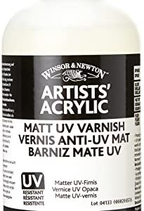 Winsor & Newton Professional Acrylic Medium, Matt UV Varnish, 125ml (4.2-oz)