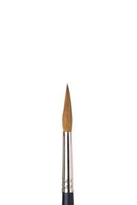 winsor & newton professional watercolour sable brush, pointed round #8