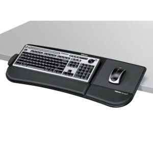 fellowes tilt-n-slide keyboard manager (8060101), black