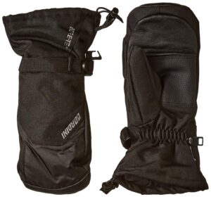 gordini men's standard gore gauntlet mitten, black, large