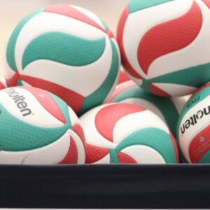 Molten V5M5000 Men's NCAA Flistatech Volleyball, Red/Green/White, 1