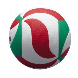 Molten V5M5000 Men's NCAA Flistatech Volleyball, Red/Green/White, 1