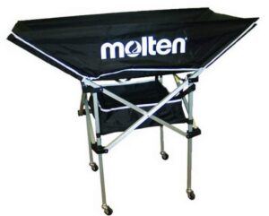 molten volleyball cart, high profile hammock style (black)