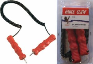 eagle claw ice safety picks red, medium