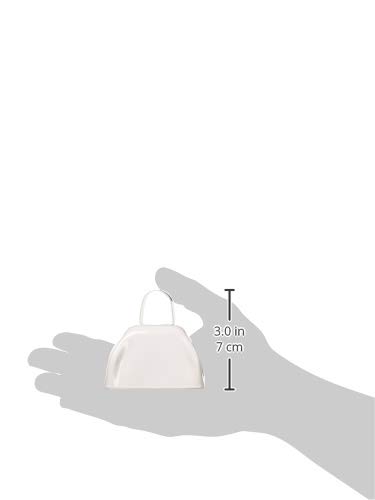 3" Metal Cowbell (1 dozen) - White